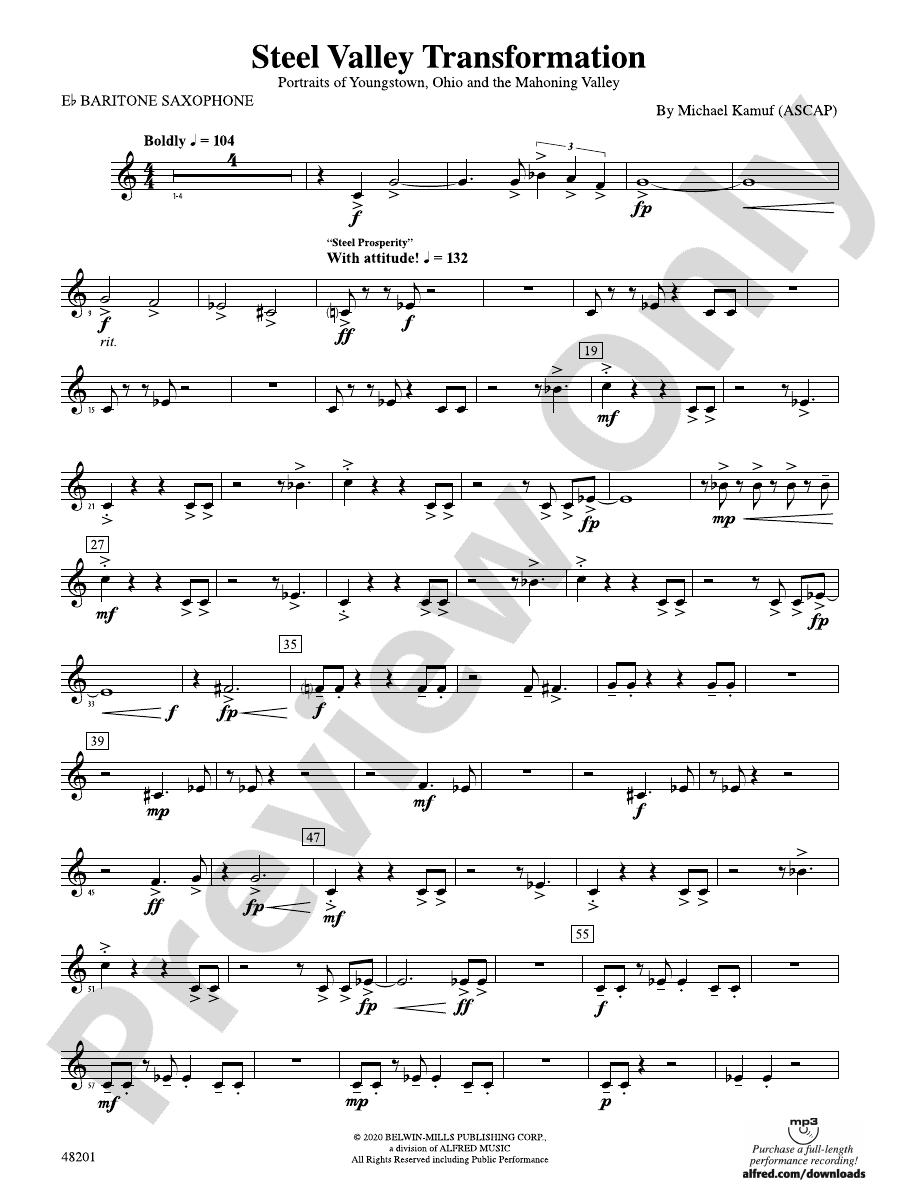 Steel Valley Transformation: E-flat Baritone Saxophone: E-flat Baritone ...