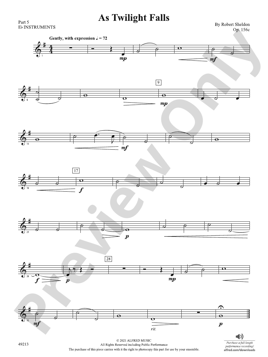 As Twilight Falls: Part 5 - E-flat Instruments: Part 5 - E-flat ...