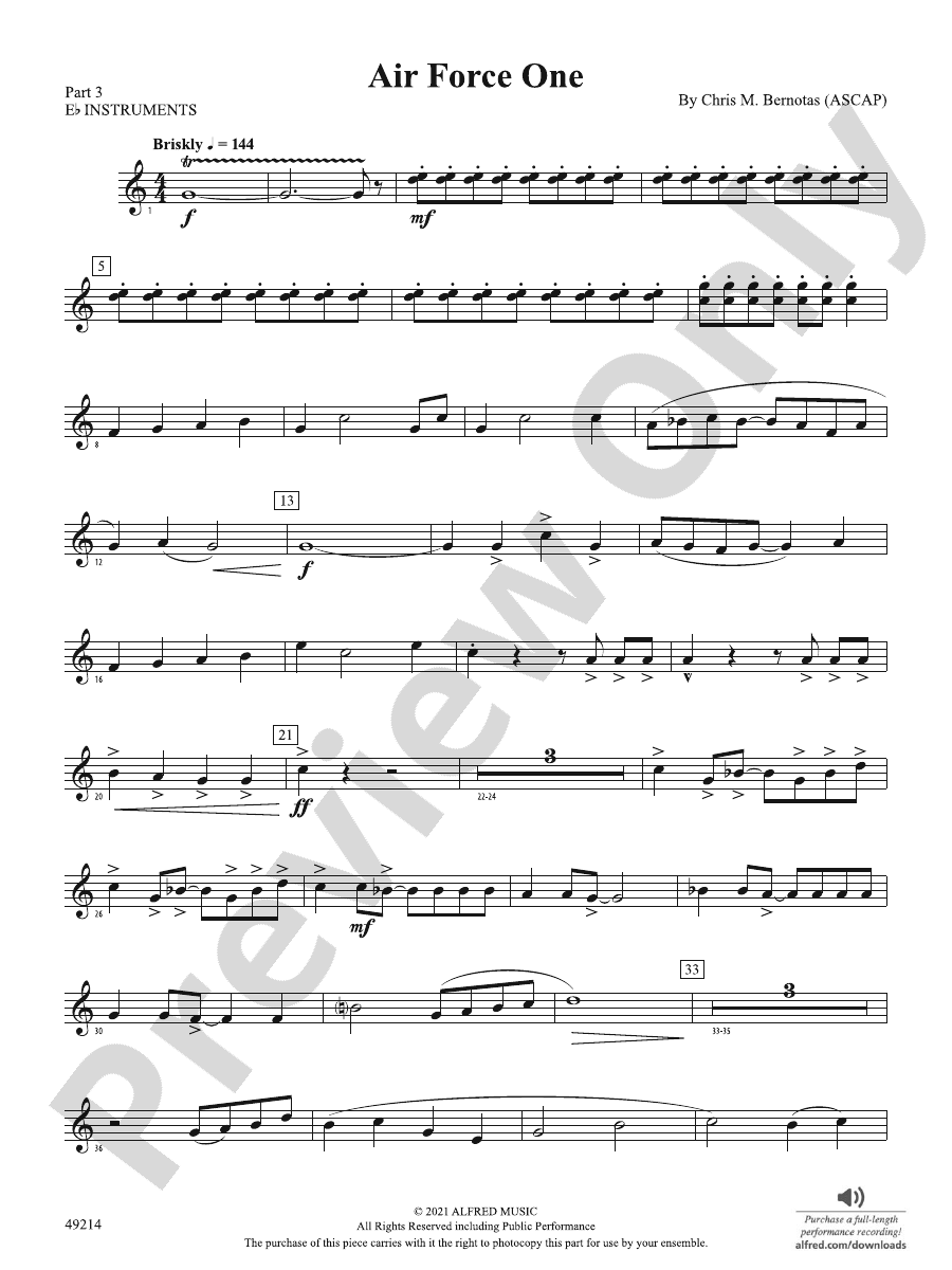 Air Force One: Part 3 - E-flat Instruments: Part 3 - E-flat Instruments ...