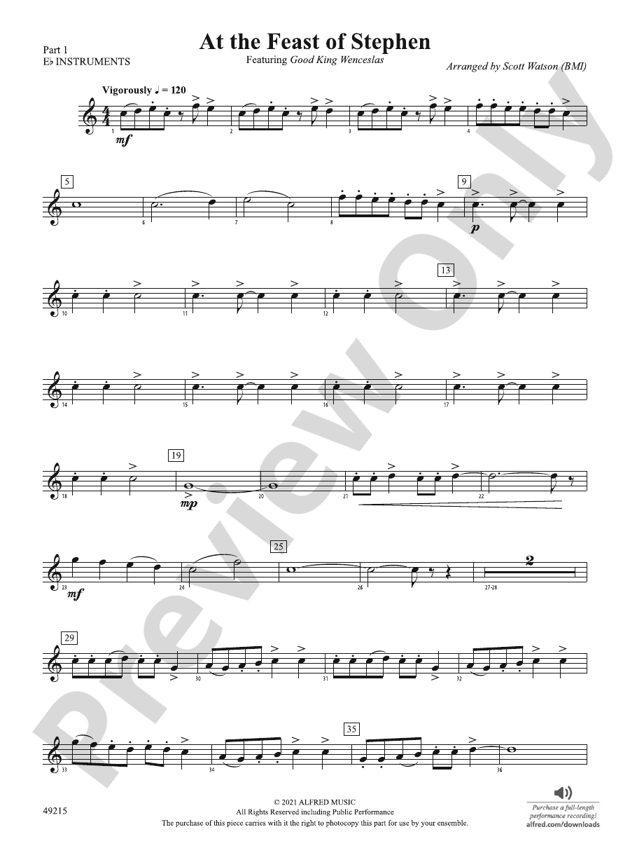 At the Feast of Stephen: Part 1 - E-flat Instruments: Part 1 - E-flat ...