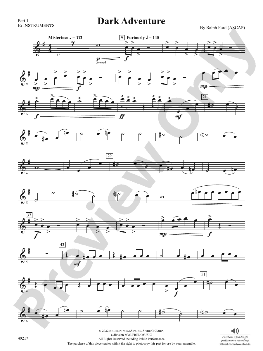Dark Adventure: Part 1 - E-flat Instruments: Part 1 - E-flat ...