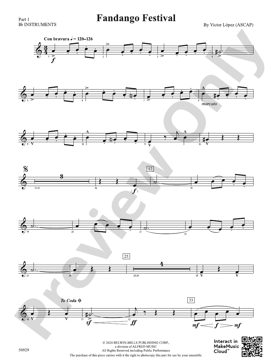 Fandango Festival: Part 1 - B-flat Instruments: Part 1 - B-flat ...