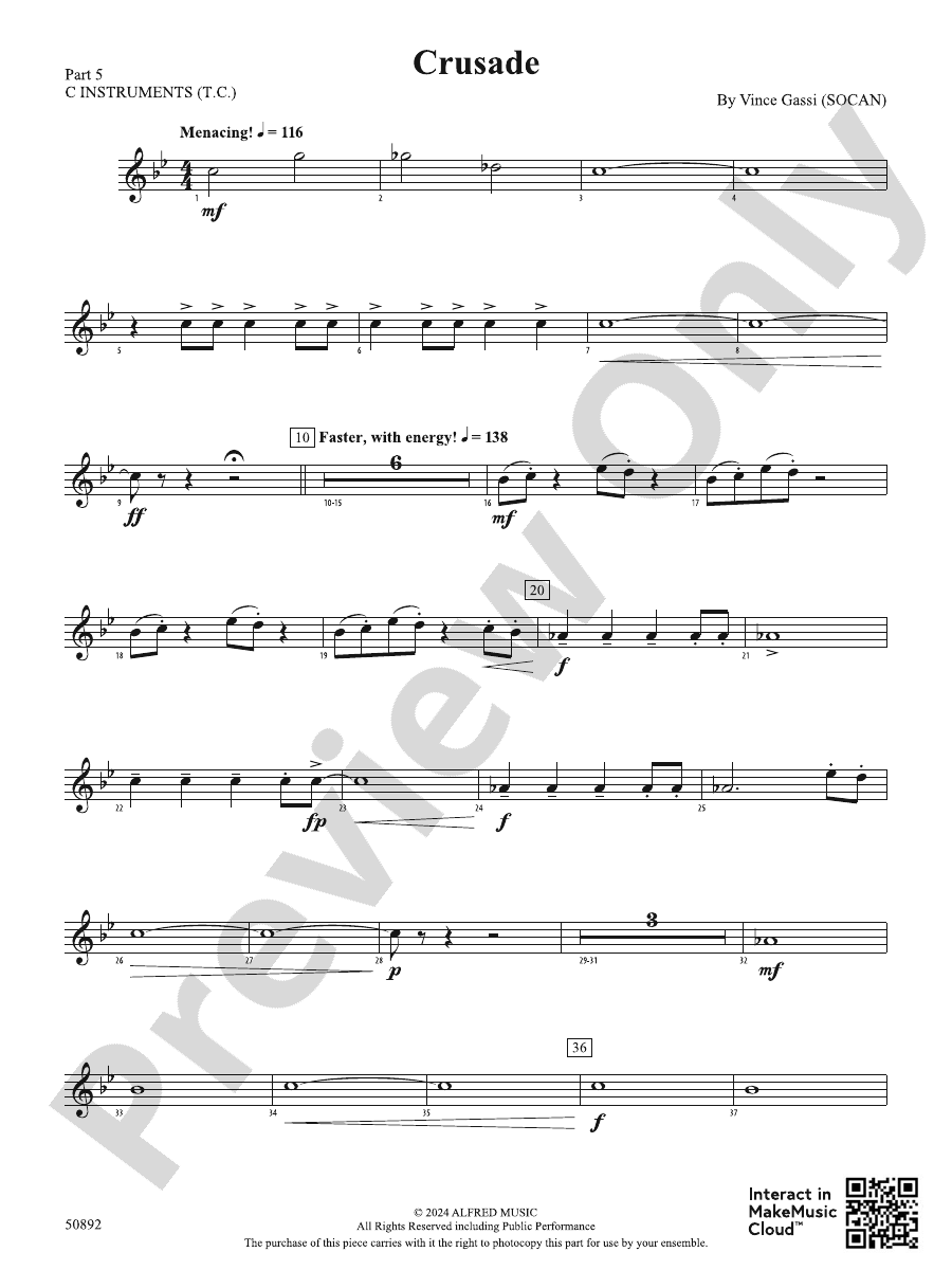 Crusade: Part 5 - C Instruments (T.C.): Part 5 - C Instruments (T.C ...