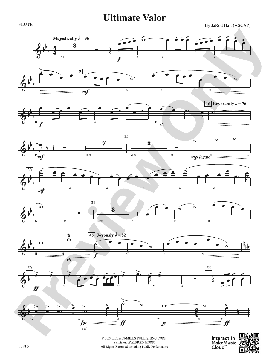 Ultimate Valor: Flute: Flute Part - Digital Sheet Music Download