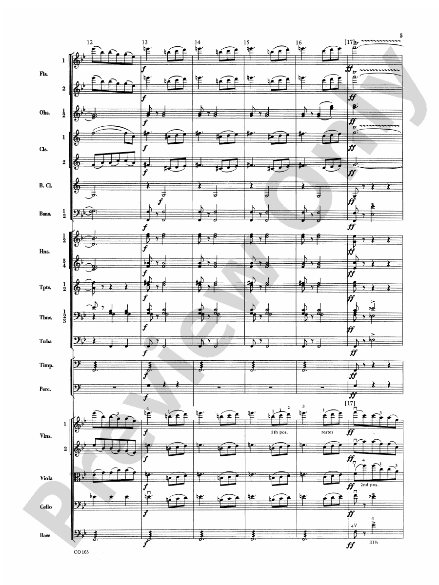 Sleeping Beauty (Waltz from the Ballet): Full Orchestra Conductor Score ...