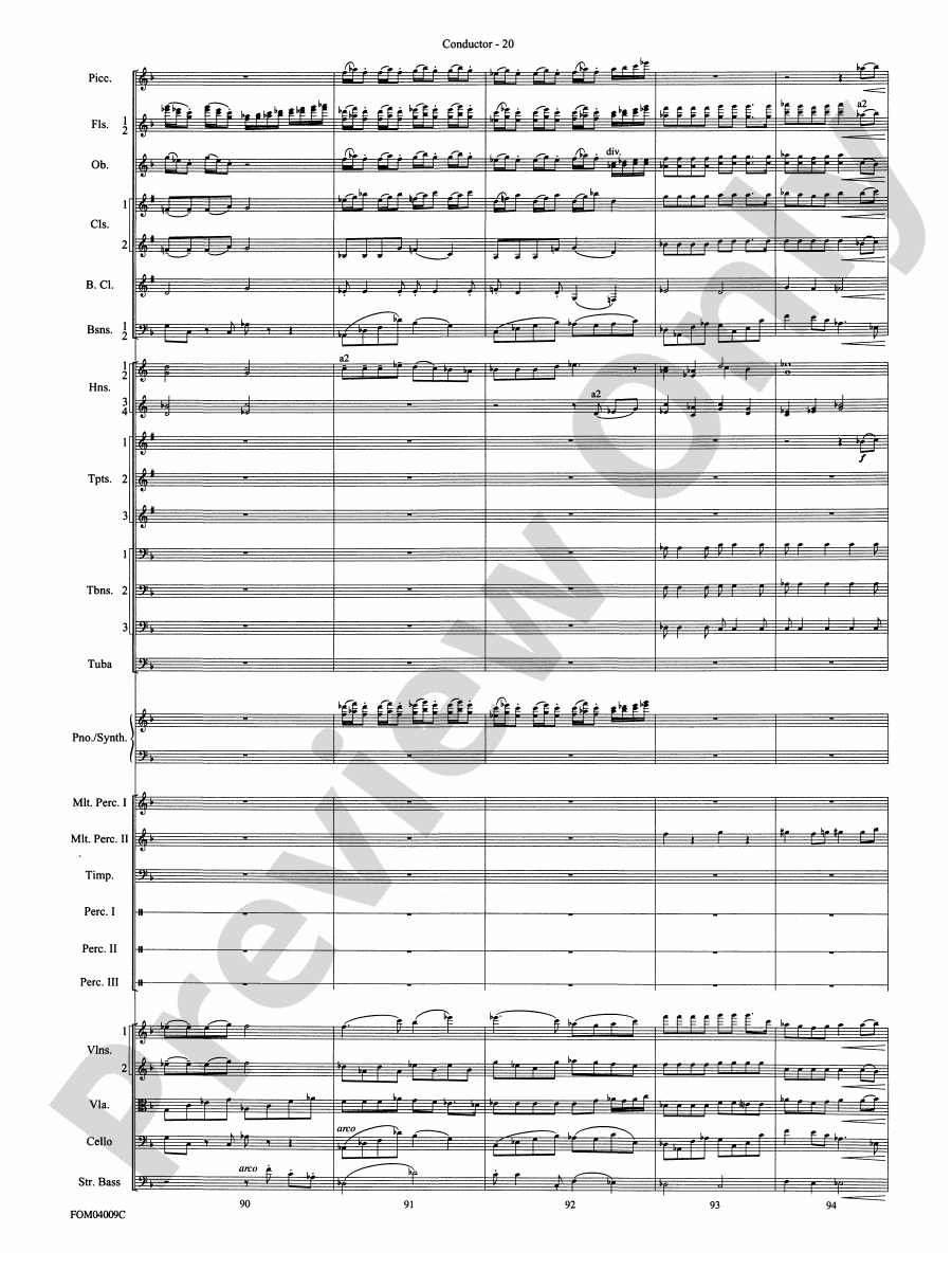The Polar Express, Concert Suite from: Full Orchestra Conductor Score ...