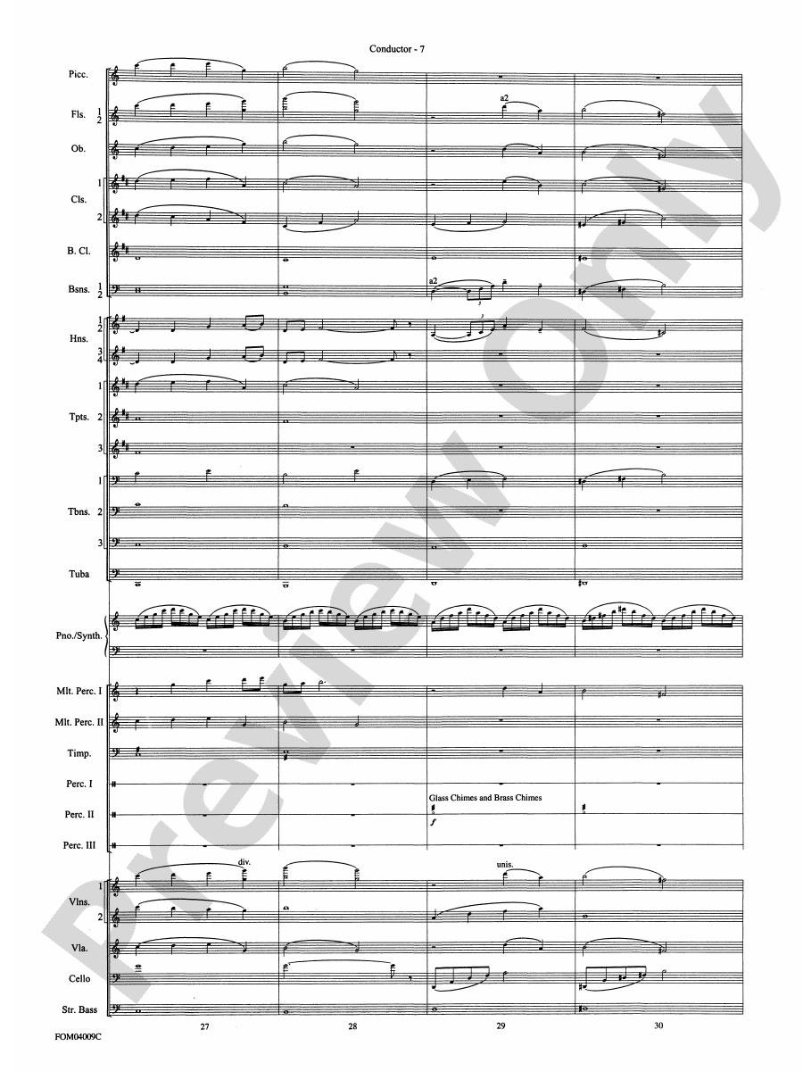 The Polar Express, Concert Suite from: Full Orchestra Conductor Score ...