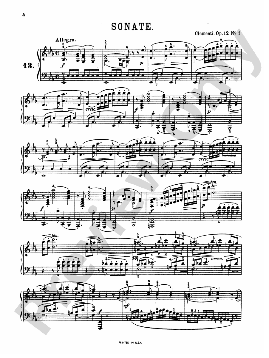 Clementi: Piano Sonatas (Volume III): Piano Book: Muzio Clementi ...