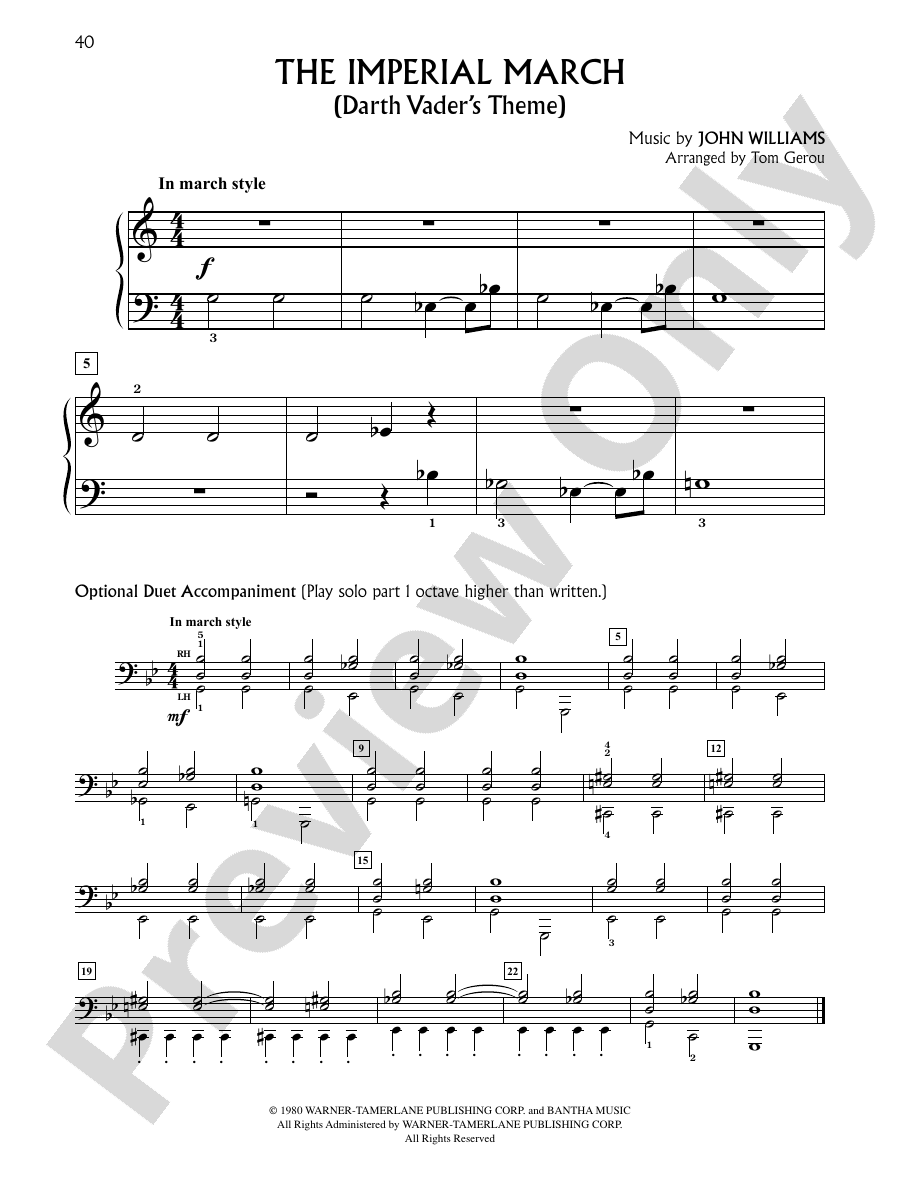 Imperial March ("Darth Vader's Theme") (from "Star Wars Episode V: The ...