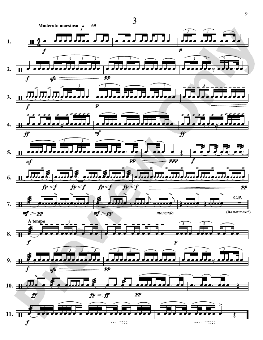 Portraits in Rhythm: Advanced Edition: Snare Drum: Anthony J. Cirone ...