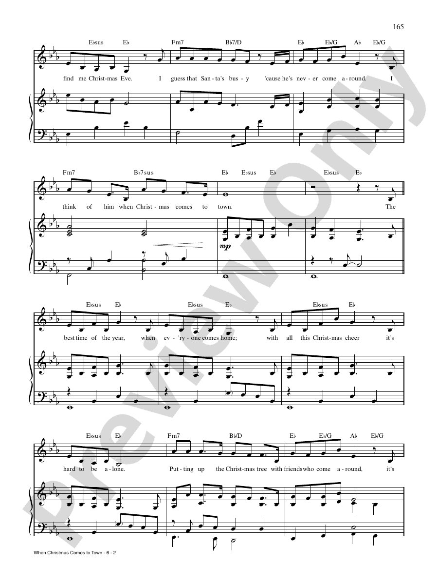 When Christmas Comes to Town (From "The Polar Express"): Piano/Vocal ...