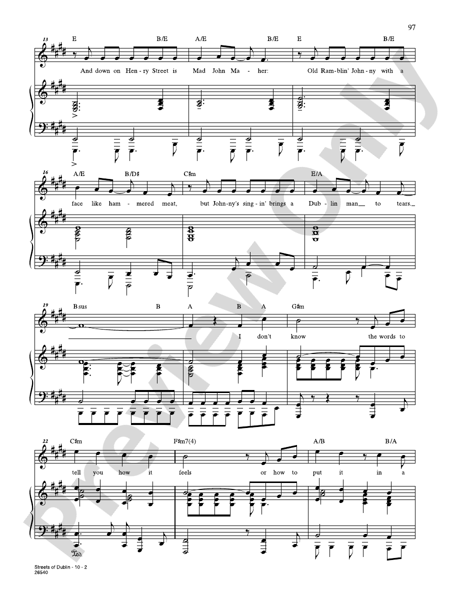 The Streets of Dublin (From "A Man of No Importance"): Voice: Stephen ...