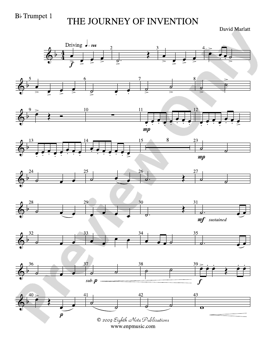 The Journey of Invention: 1st B-flat Trumpet: 1st B-flat Trumpet Part ...