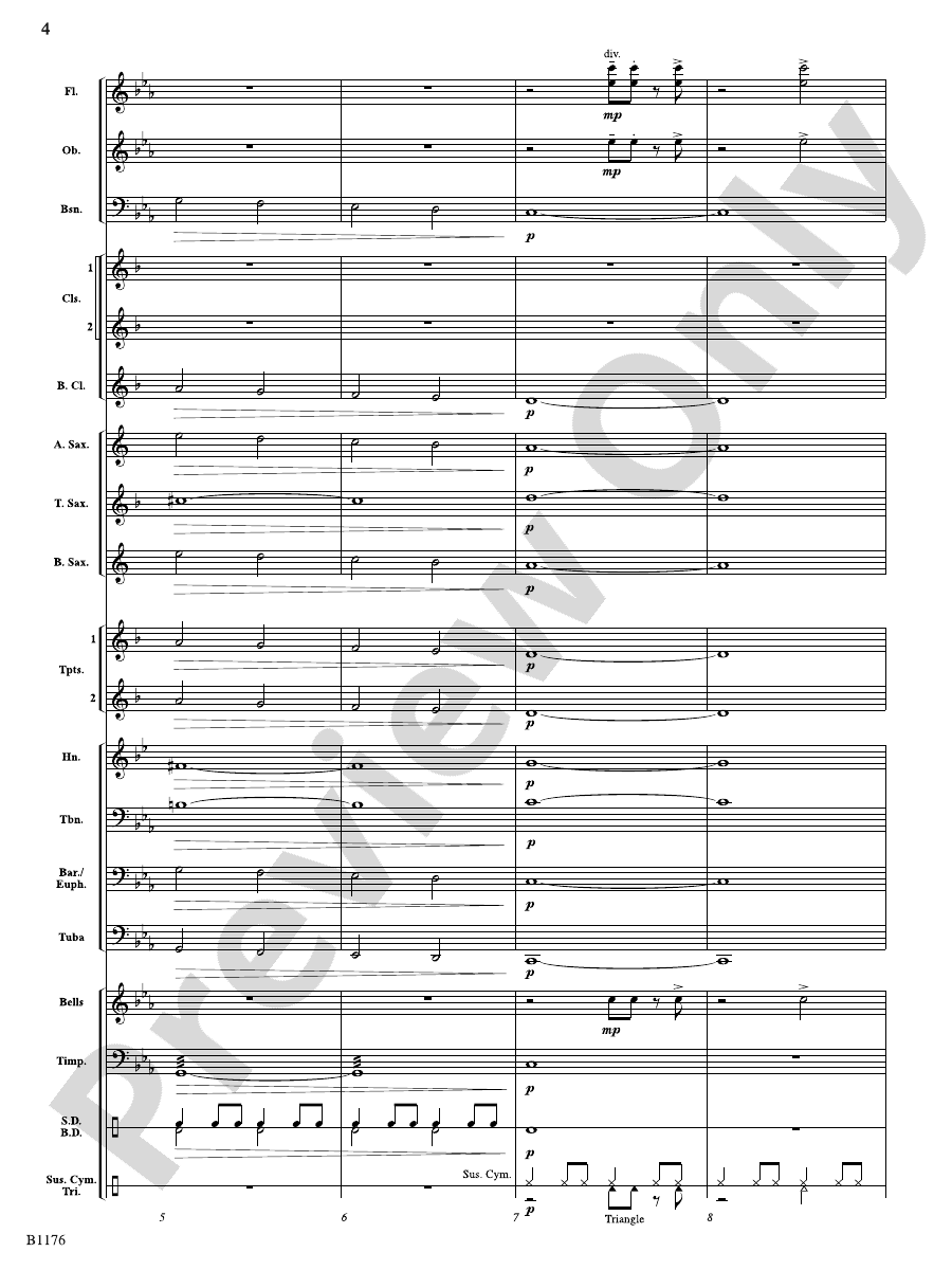 Joshua: Score: Concert Band Score: Andrew Balent - Digital Sheet Music ...