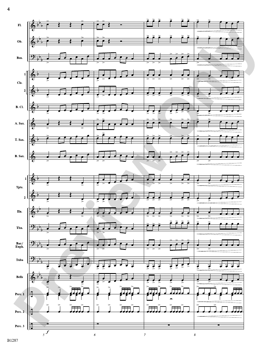Steal the Thunder: Score: : Rob Grice - Digital Sheet Music Download