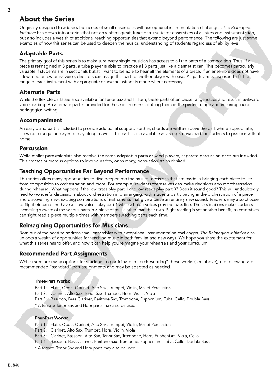 Dark Ride: Score: 4-Part Fully Adaptable with Percussion Score: Randall ...