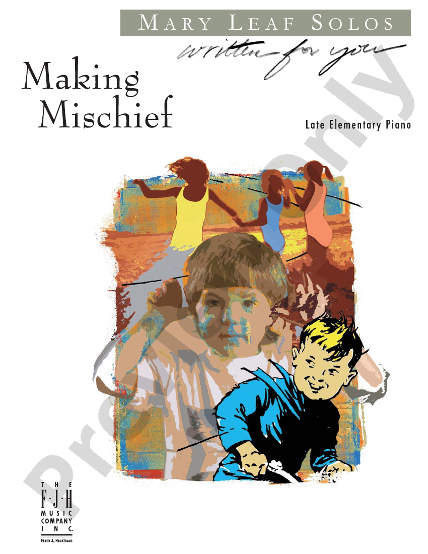 Making Mischief: Piano: Mary Leaf - Digital Sheet Music Download