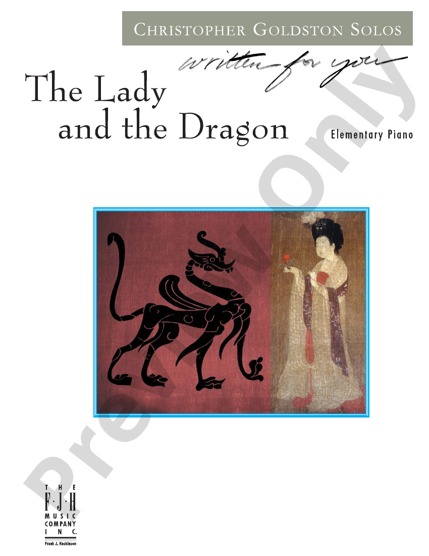 The Lady and the Dragon: Piano: Christopher Goldston - Digital Sheet ...