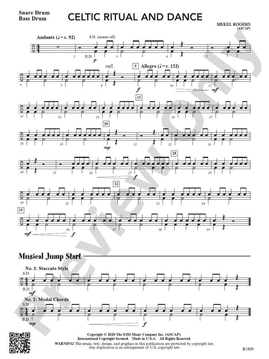 Celtic Ritual and Dance: Snare Drum/Bass Drum: Snare Drum/Bass Drum ...