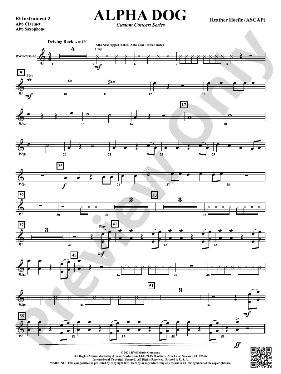 Alpha Dog: Part 2 - E-flat Instruments: Part 2 - E-flat Instruments ...