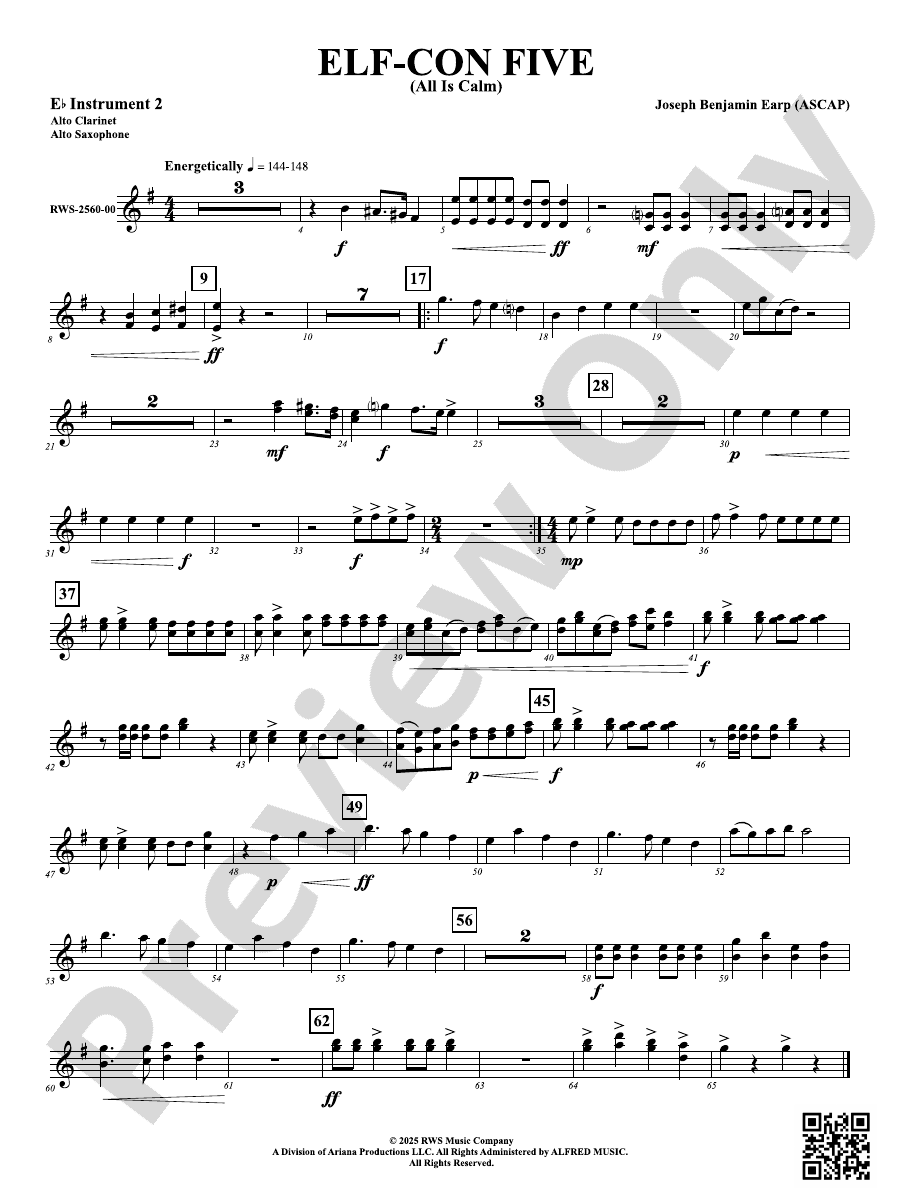 ELF-CON FIVE (All Is Calm): Part 2 - E-flat Instruments: Part 2 - E ...