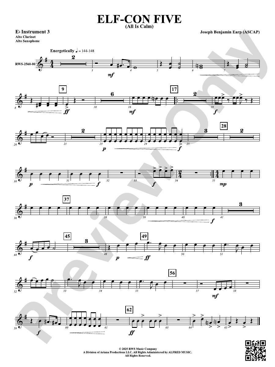 ELF-CON FIVE (All Is Calm): Part 3 - E-flat Instruments: Part 3 - E ...