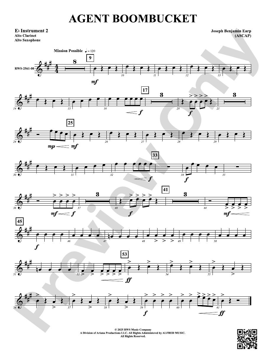 Agent Boombucket: Part 2 - E-flat Instruments: Part 2 - E-flat ...