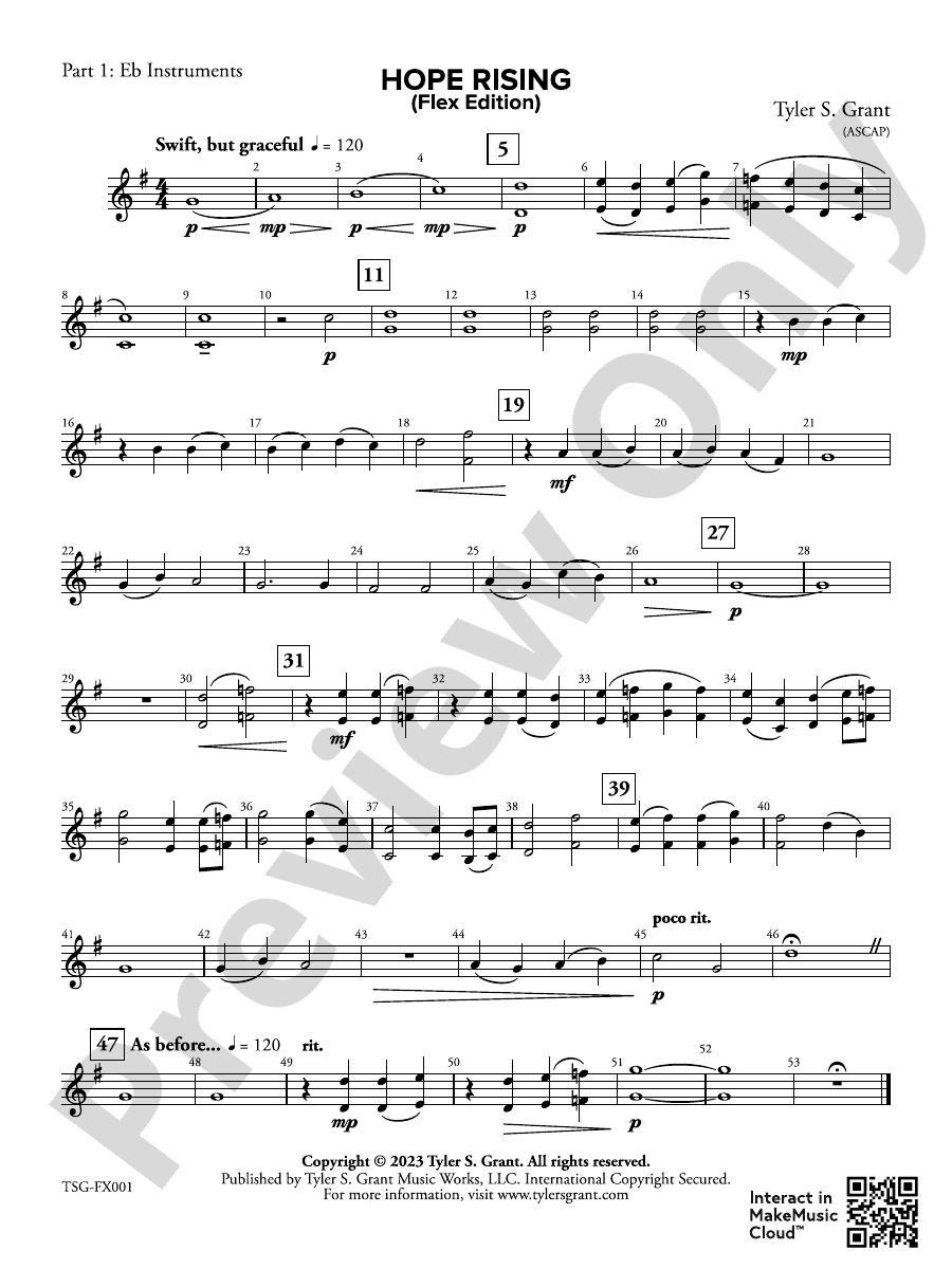 Hope Rising : Part 1 - E-flat Instruments: Part 1 - E-flat Instruments ...