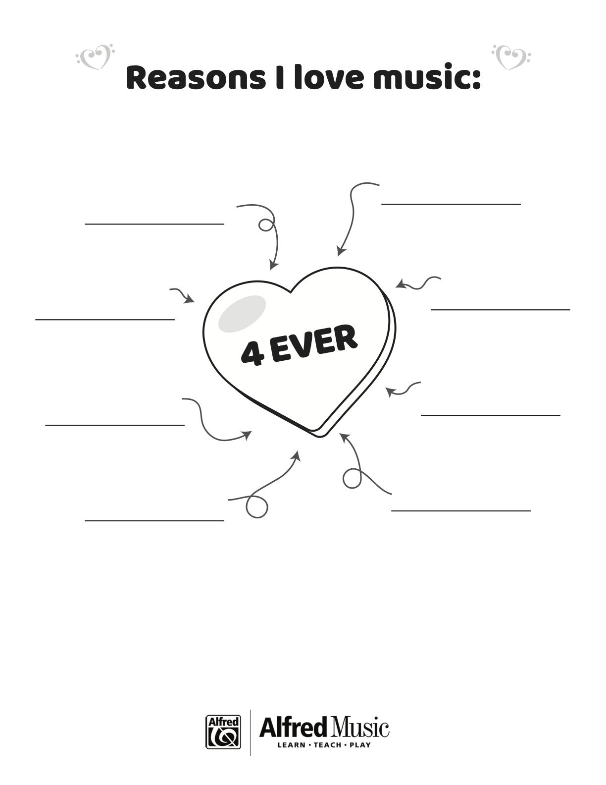 Free Activity: Reasons We Love Music